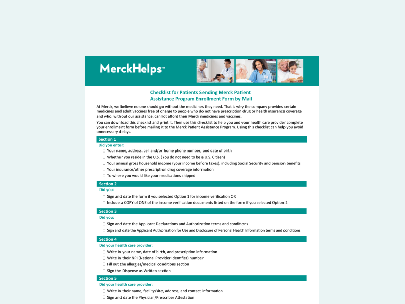 Merck Programs to Help Those in Need - Resources