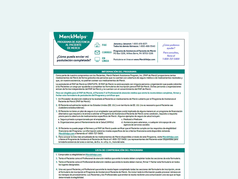Merck Programs to Help Those in Need - Resources